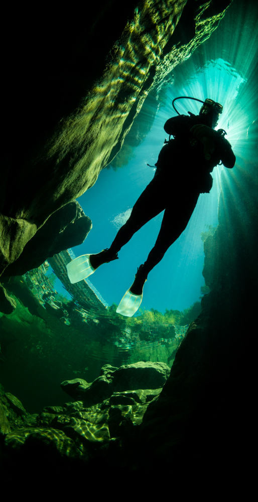 Scuba Divers underwater. - Eiko Jones- Photo and Video